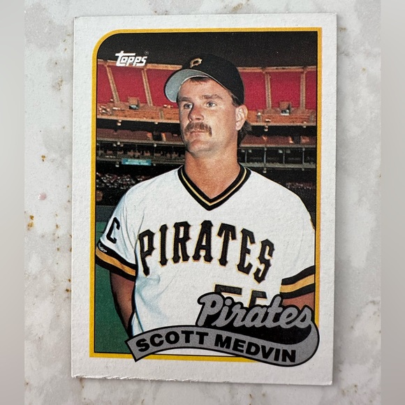 Topps | Other | Topps 989 Scott Medvin Pirates Baseball Card | Poshmark